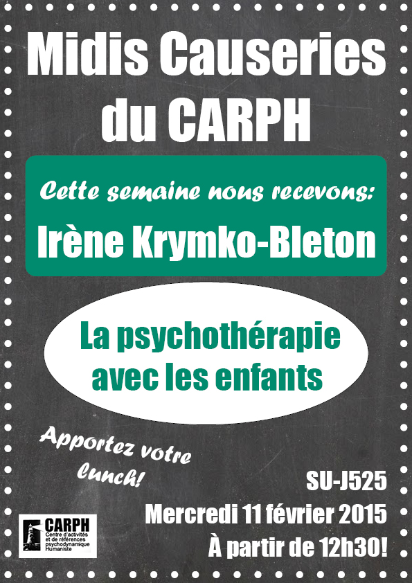 MIDIS CAUSERIES du CARPH – CARPH