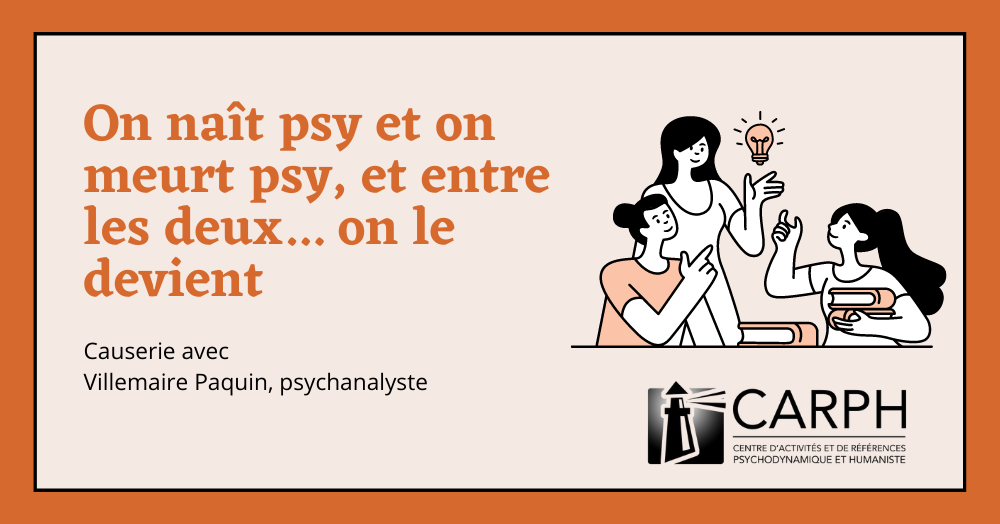 Causerie avec Villemaire Paquin le 2 novembre 2022 – CARPH